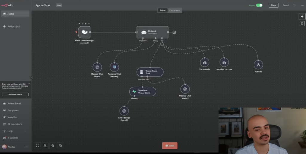 8n8 Cómo Crear Agentes de IA & Automatizar Procesos | Tutorial Completo ...